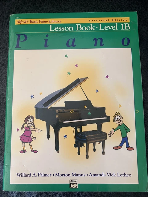 ALFRED’S BASIC PIANO Library. Lesson Book Level 1B VGC *Free Post* $24. ...