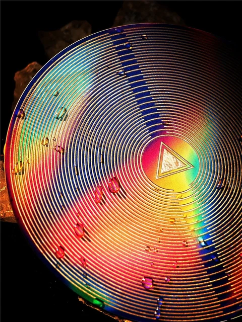 40 COIL RAINBOW Pyramid Energy Disc for Consciousness Focus and ...