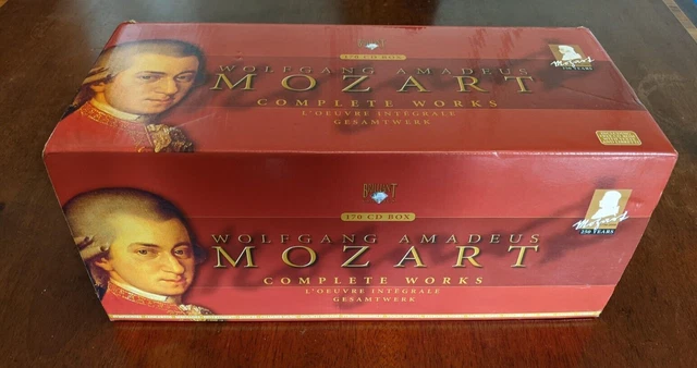 WOLFGANG AMADEUS MOZART Complete Works - 170 CD Box Set £40.00 ...