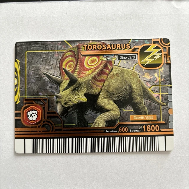 SEGA DINOSAUR KING Card [Series 2 4th Edition] 010-Dino - Torosaurus £ ...