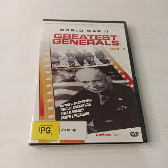 WORLD WAR II 2 Greatest Generals Vol 1 2 DVD Military Region 0 PAL ...