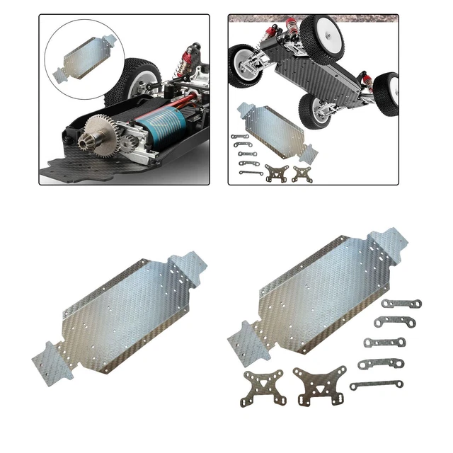 PLAQUE DE PROTECTION de châssis de voiture RC pour 1/14 144001 RC Buggy ...