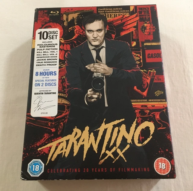 TARANTINO XX: 8-FILM Collection - DigiPack 10-Disc Set Blu-Ray Region B ...