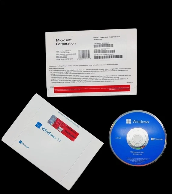 MICROSOFT WINDOWS 11 Pro 64 Bit OEM DVD Factory Sealed Brand New £33.78 ...