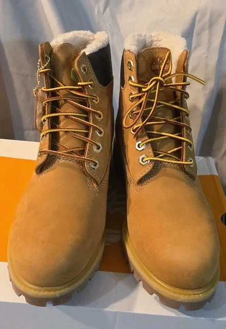 TIMBERLAND PREMIUM 6& WP Warm-Lined Boot Wheat Men Size 7.5 NWB Defects ...