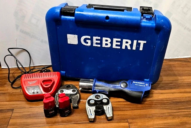GEBERIT NOVOPRESS ACO 103 PLUS Bluetooth Pressing Tool Inc M15-22- Jaws ...