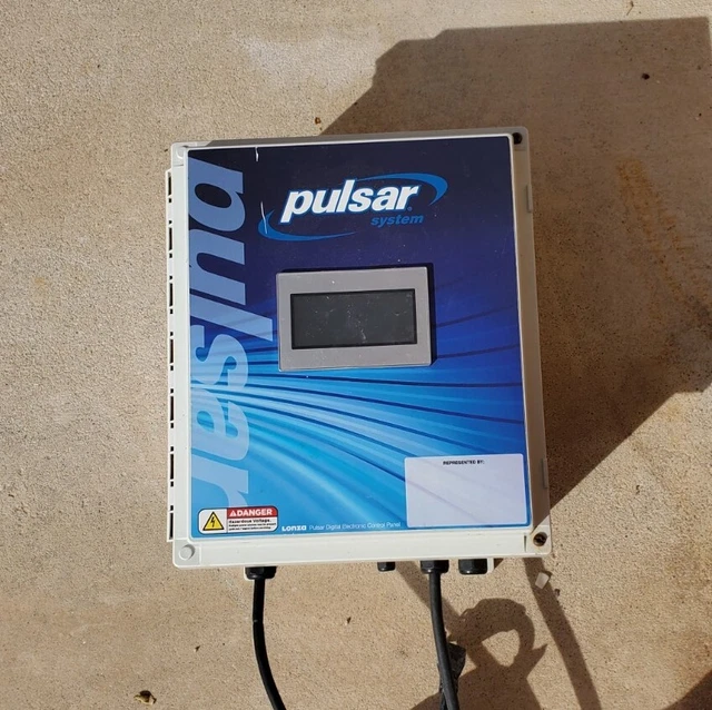 LONZA PULSAR CONTROL Panel W/ IDEC Touch Screen Pulsar Chlorination ...
