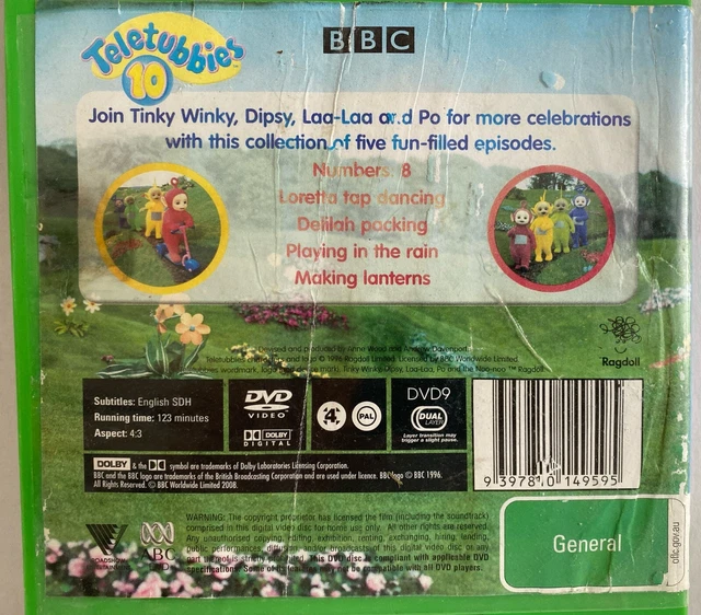 2008 TELETUBBIES DVD - Many Happy Returns - BBC - Region 4 $10.00 - PicClick AU