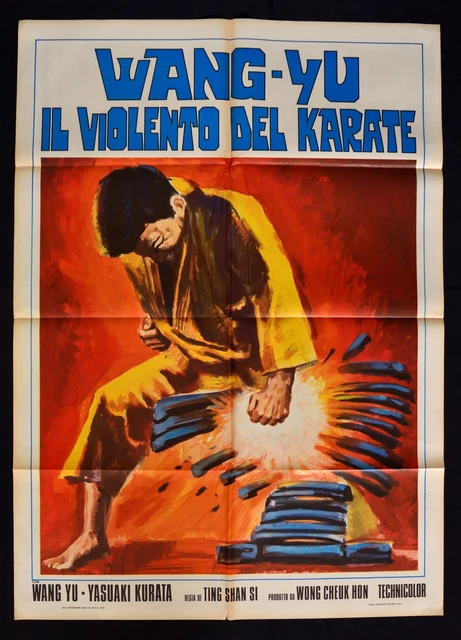 MANIFESTO WANG YU Il Violent Arts Martiaux Orient Chine Karaté Kung Fu ...