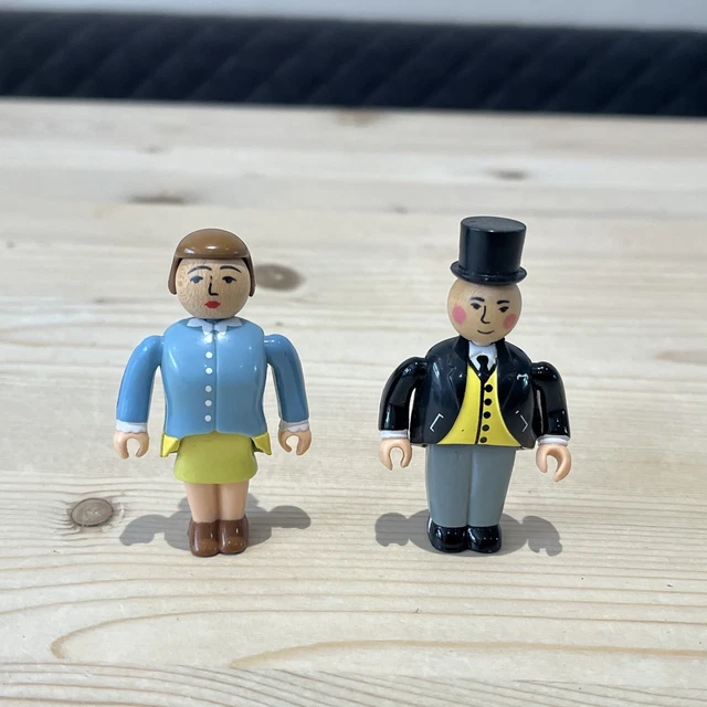 THOMAS WOODEN RAILWAY LADY HATT & SIR TOPHAM HATT figure for wooden ...