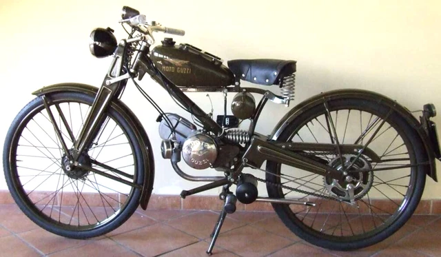 MOTO GUZZI GUZZINO Modello A 1949 Perfettamente Marciante Restaurato ...