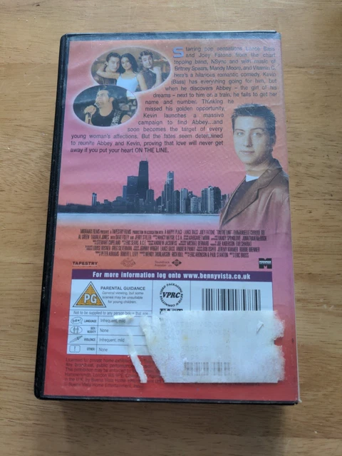 ON THE LINE VHS NSync Music Movie Video Lance Bass Joey Fatone Rare £0. ...