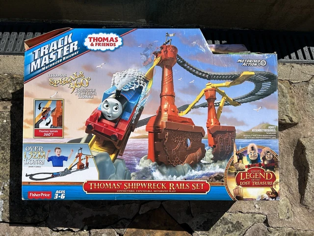 THOMAS & FRIENDS trackmaster Ship Wreck Rails Set Pirate Boxed With ...