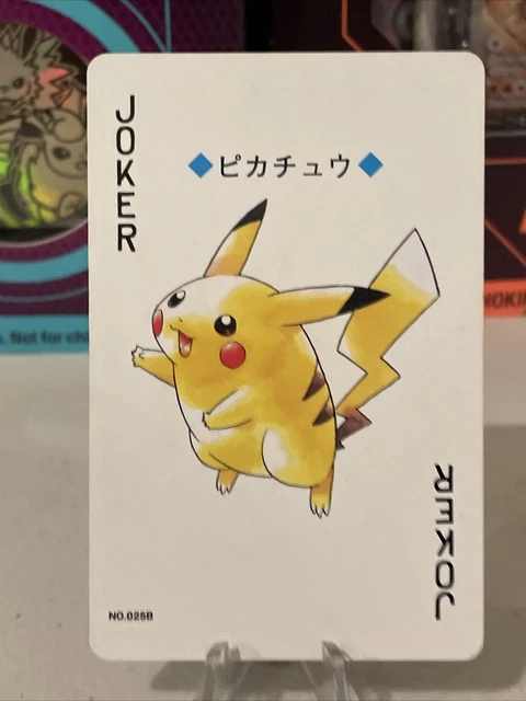 PIKACHU JOKER POKEMON trump playing card Gold Ho-Oh Back Nintendo JAPAN ...