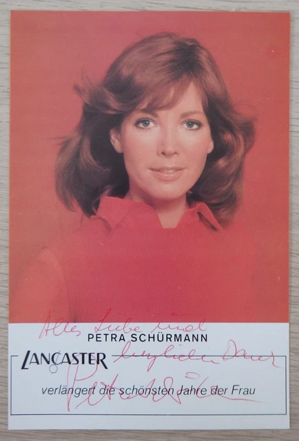AUTOGRAMM SCHAUSPIELERIN, MISS World und Moderatorin Petra Schürmann (104405) EUR 4,99 - PicClick DE