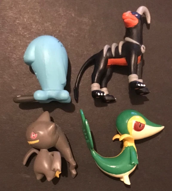 4 X TOMY Pokemon Figure Bundle Houndoom Wobbuffet Snivy Banette 2005 £ ...