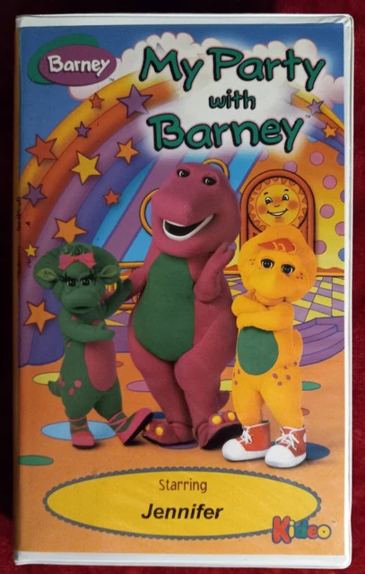 MY PARTY WITH Barney Starring Jennifer (VHS) Kideo - Tested (Screenshot ...