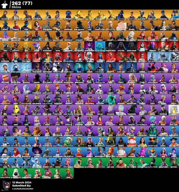 FN OG STACKED Skins [Pc/Xbox/Ps4] $190.00 - PicClick