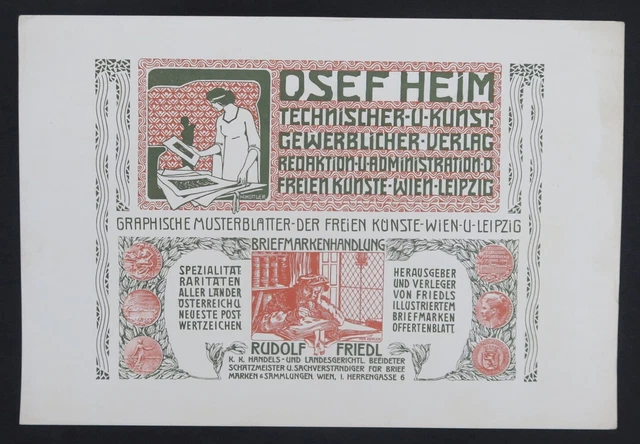 PLANCHE OESF HEIM WEIN print Art Nouveau Jugendstil no Mucha poster ...