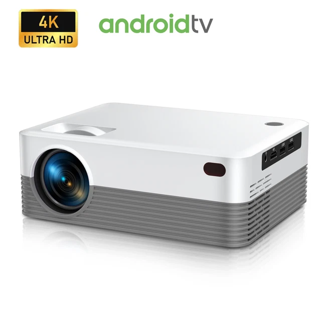 PROIETTORE 4K SMART Android UHD LED HDMI home theater proiettore wifi ...