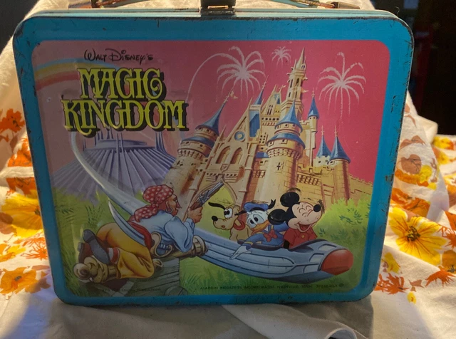 VINTAGE 1979 ALADDIN Walt Disney's Magic Kingdom Wonderful World Lunch ...