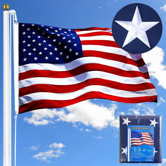 AMERICAN FLAG 3X5 Outdoor Heavy Duty, American Flags for outside 3x5 ...