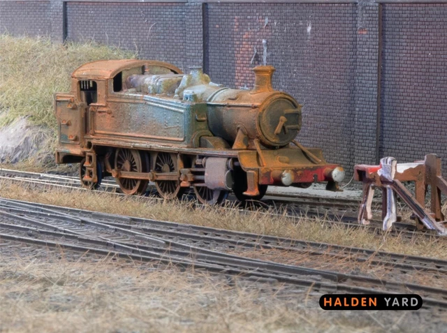 WEATHERED LOCOMOTIVE, SCRAPYARD GWR Prairie Tank. Ref Q3 EUR 30,93 ...