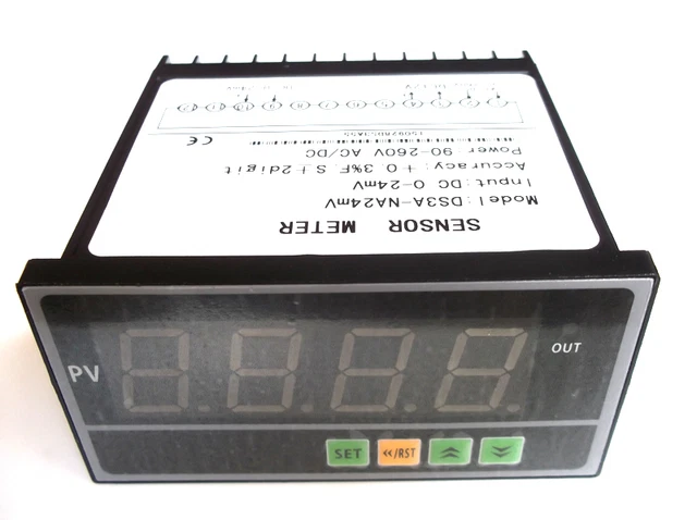 LOAD CELL SENSOR Display Meter, Sensor Display Meter, Input:DC 0-24mV ...
