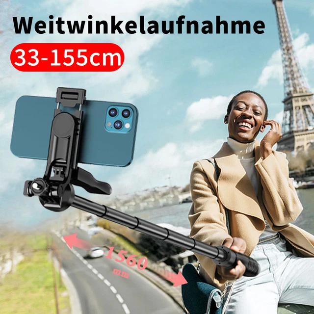 SMARTPHONE SELFIE STICK treppiede asta telescopica telecomando ...