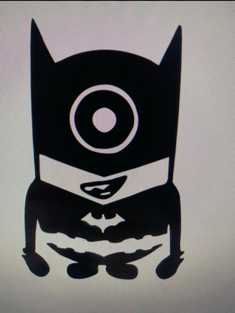 BATMAN DESPICABLE ME Minion Iron On Heat Transfer Vinyl Decal $6.24 ...