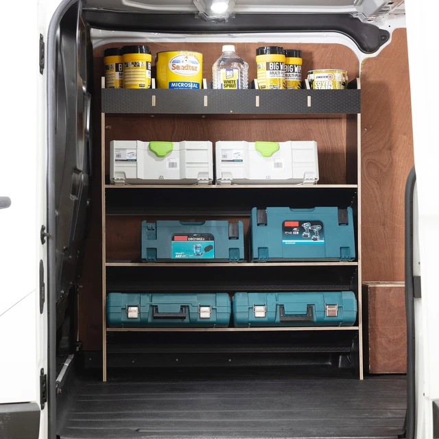 FORD TRANSIT CUSTOM L1 & L2 2012+ Toolbox HEXABOARD Van Racking Van ...