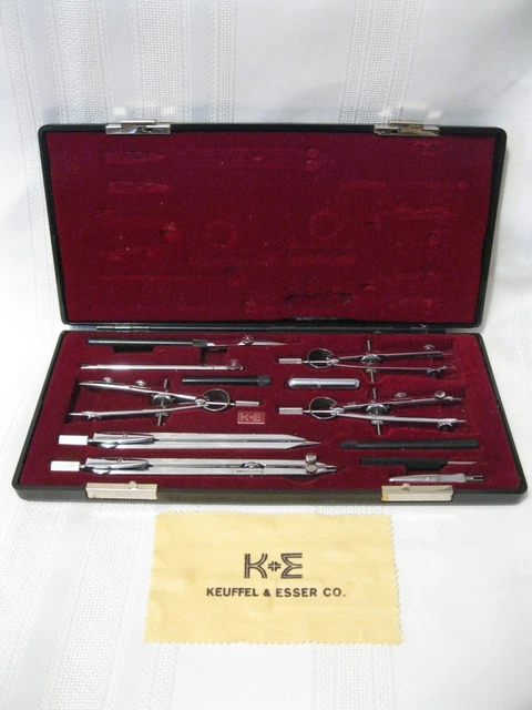 VINTAGE KEUFFEL & Esser West Germany Drafting Drawing Tool Set with ...