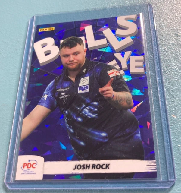 PANINI 2025 PDC Darts WM Trading Card Karte BULL-09 Bulls eye Josh Rock ...