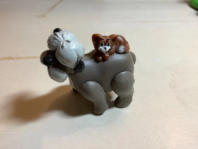 DISNEY 101 DALMATIANS Colonel Dog & Sergeant Tibbs Cat Toy Figure 3 ...