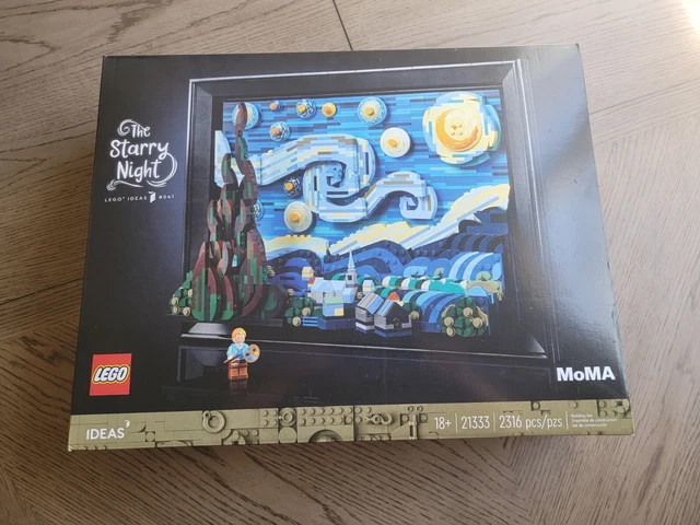 LEGO IDEAS VINCENT van Gogh La nuit étoilée 21333 ensemble MoMA 2316 ...