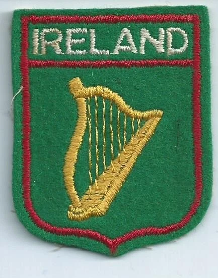 ÉCUSSON BLASON BRODÉ patch touristique armoirie ireland EUR 3,00 ...