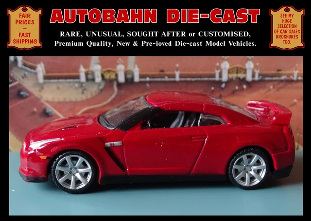 NISSAN GT-R (R35) Supercar Licenced 1/60 Scale New Diecast Model ...