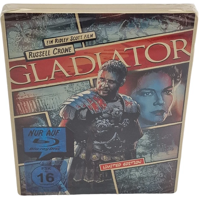 GLADIATOR 2000 STEELBOOK Blu-Ray + DVD + HD Edizione Limitata 2013 B EUR 86,30 - PicClick IT