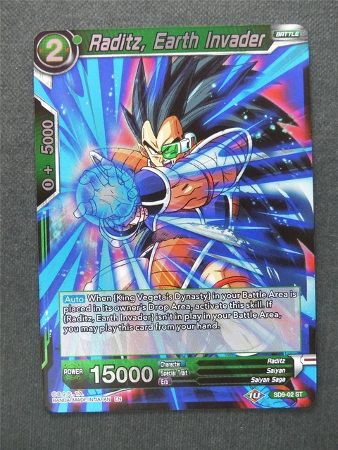RADITZ EARTH INVADER Foil - Dragon Ball Super Cards #3K EUR 1,50 ...