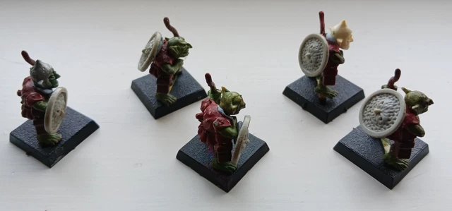 GOBLIN X5 PLASTIC Warhammer from Fantasy Regiments Citadel set ...