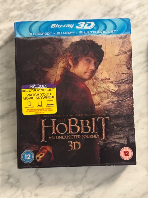 THE HOBBIT AN Unexpected Journey 3D & 2D Blu-Ray with cardboard slipcase $7.50 - PicClick AU