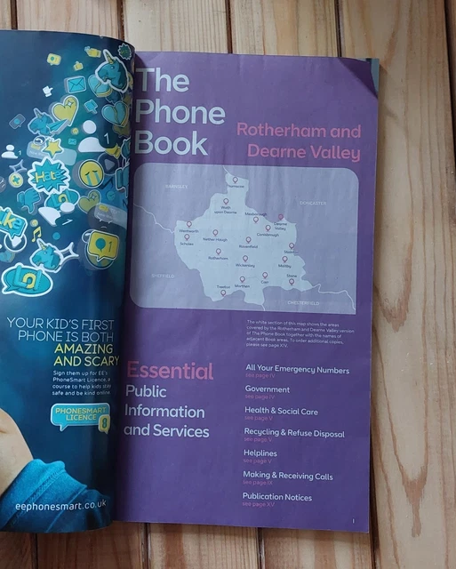 BT THE PHONE Book 2023/2024 Rotherham & Dearne Valley Excellent ...
