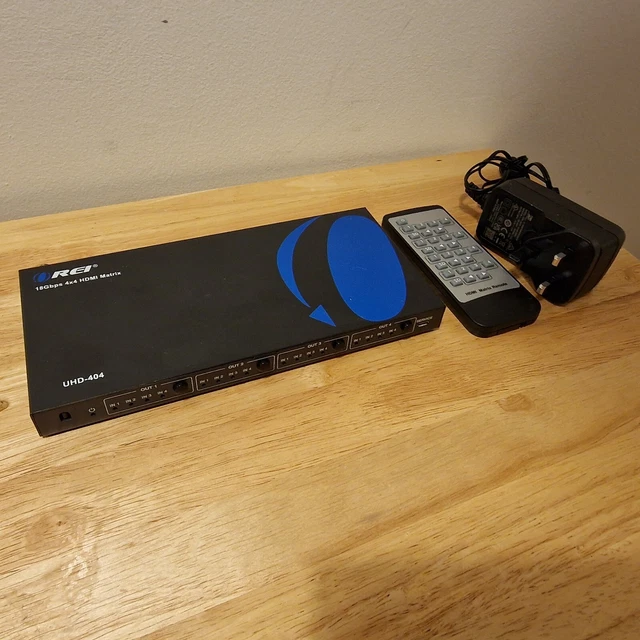 OREI 4X4 HDMI 4K Matrix Switch/Splitter, (4-Input, 4-Output) with Remote Control £78.72 ...
