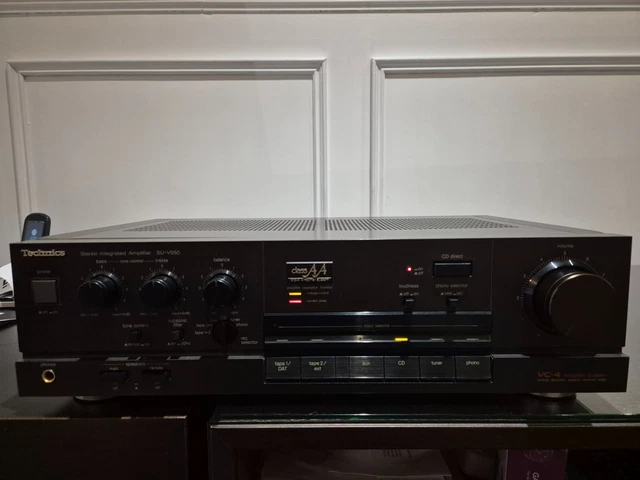 TECHNICS SU-V550 STEREO Class AA Integrated Amplifier £99.99 - PicClick UK