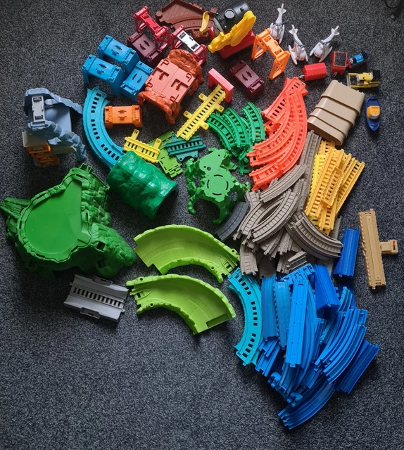 THOMAS & FRIENDS Trackmaster Track Bundle Straight Curve Tunnels - Huge ...