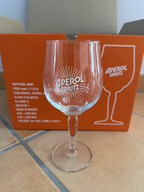 ORIGINAL APEROL SPRITZ Gläser, 6er Set im Karton EUR 30,00 - PicClick DE