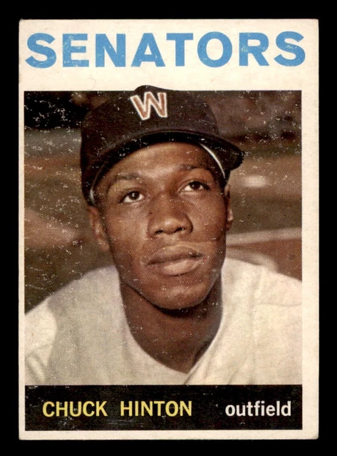 1964 TOPPS BASEBALL #52 Chuck Hinton VG/EX *d7 EUR 4,42 - PicClick FR