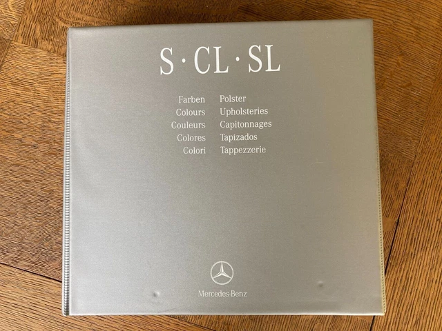 NUANCIER TEINTIER GARNITURES Farben Polster colour chart Mercedes-Benz ...