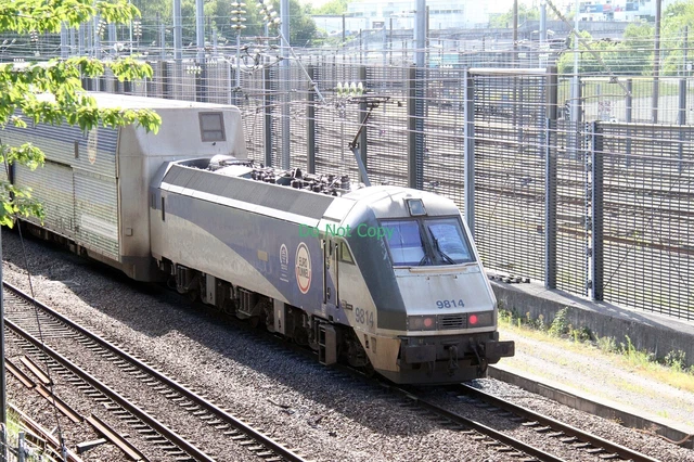 12X8 GLOSSY PHOTO Channel Tunnel Class 98 9814 @ Cheriton £4.99 ...