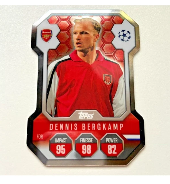 MATCH ATTAX 2024 2025 24/25 Chrome Shield Dennis Bergkamp Arsenal SH 3 ...